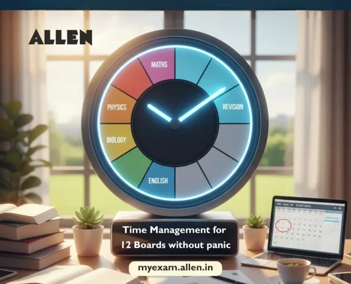 Time Management Tips for Class 12th Boards Without Panic - ALLEN Exam News