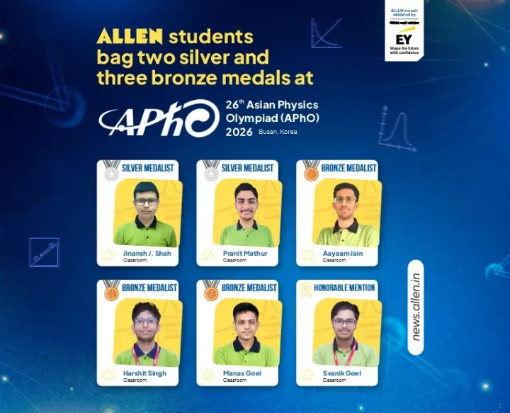ALLEN Students Win Medals at APhO 2026
