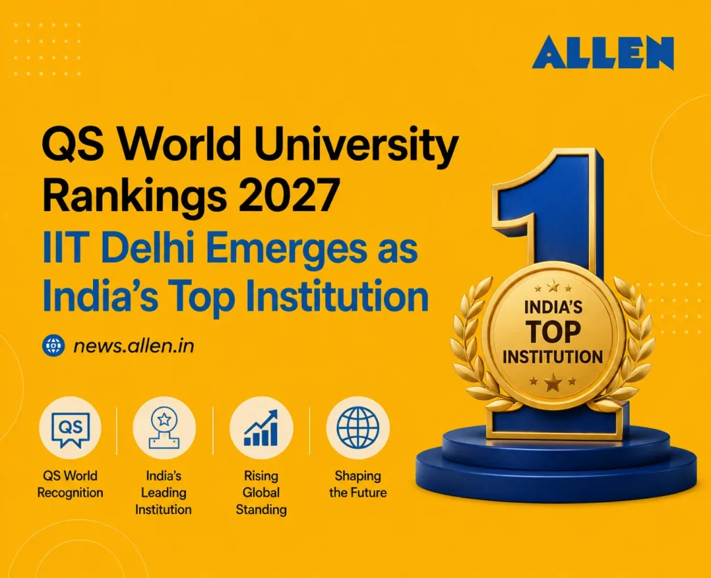 IIT Delhi Emerges as India's No.1 in QS Rankings 2027 | ALLEN News